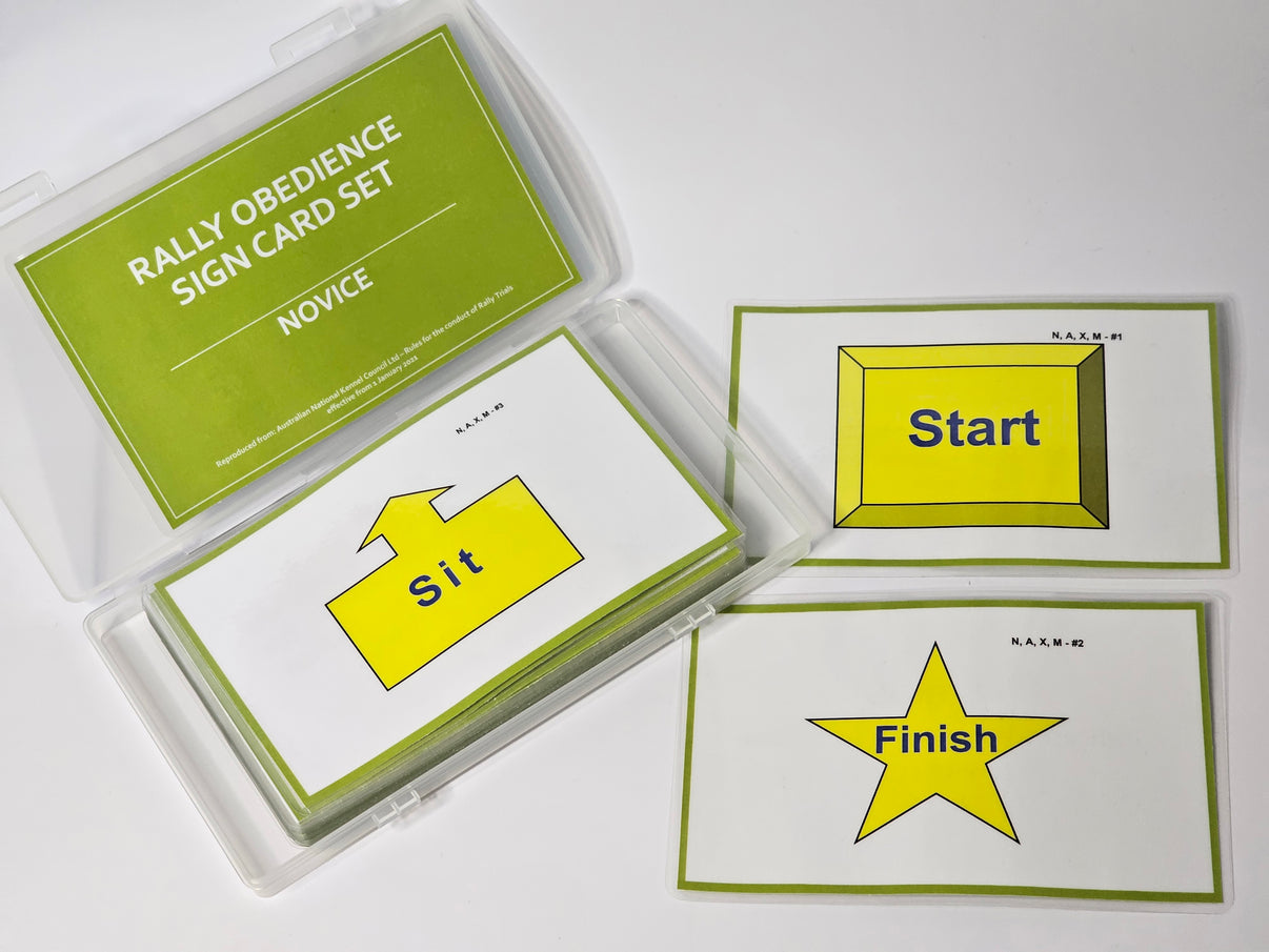 2021 ANKC Novice Rally Sign Cards (Travel Sized) – Denver Designs Aus