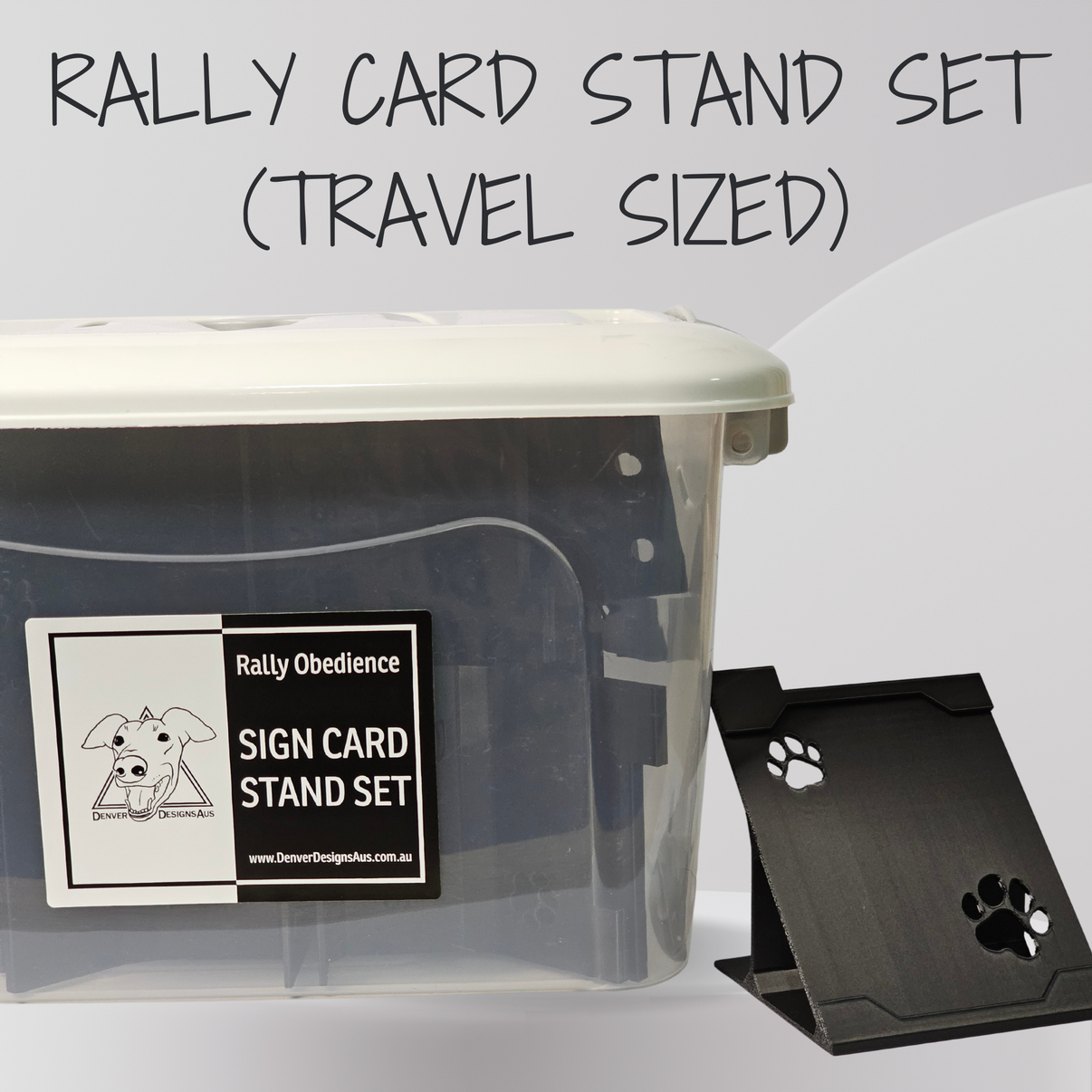 Rally Card Stand Set (Travel Sized) – Denver Designs Aus